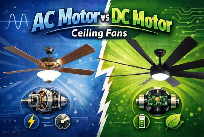 AC Motor vs DC Motor Ceiling Fans: Key Differences Explained